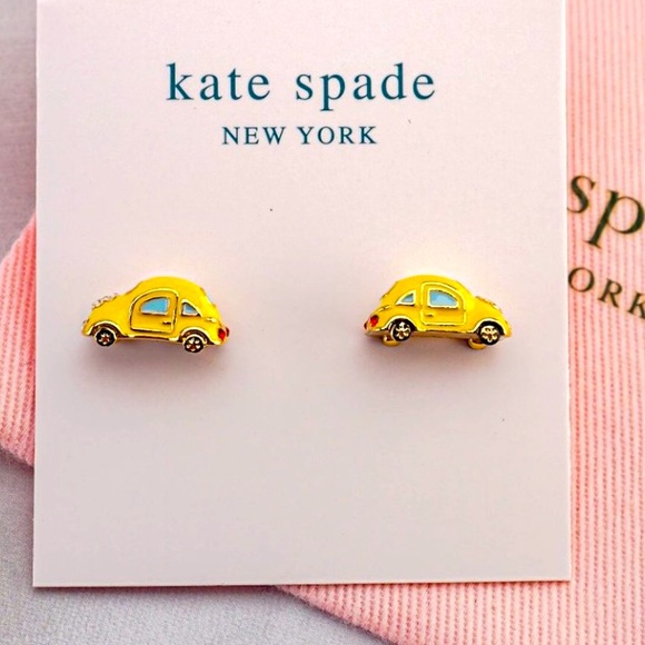 kate spade | Jewelry | New Kate Spade Off We Go Taxi Earrings | Poshmark